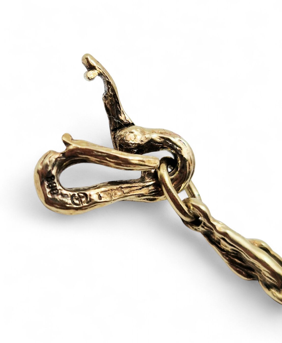 Collier Gilbert Albert maille froissé Argent 800 or vermeil (Gebraucht ...