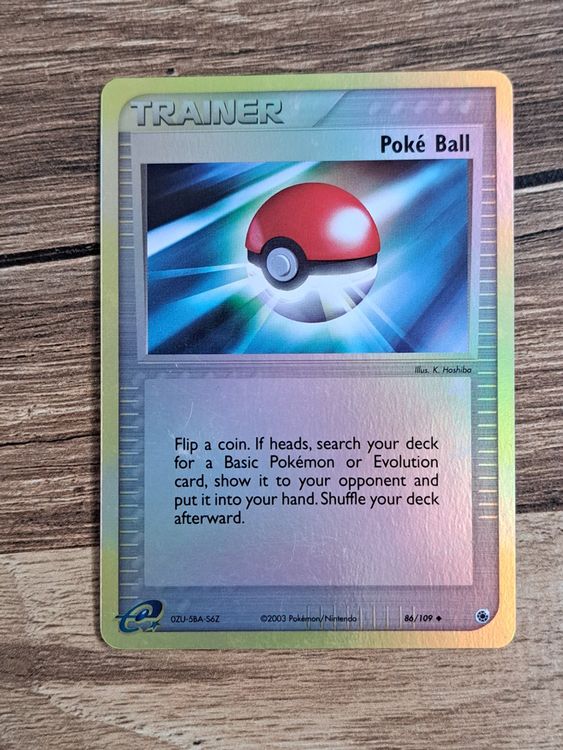 Pokémon Trading Card Game, Poké Ball, Ruby&Sapphire (Neu (gemäss ...