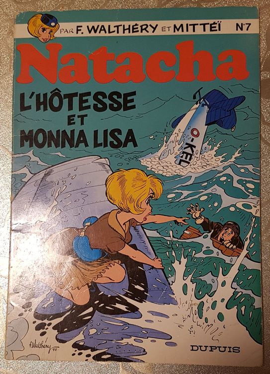 Natacha N 7 E.O. BROCHE (T.B.E.) L'hôtesse et Monna Lisa | Kaufen auf ...