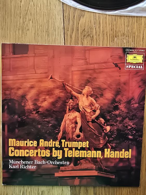 Maurice Andre Trumpet concertos Telemann, Händel japanische (Gebraucht ...