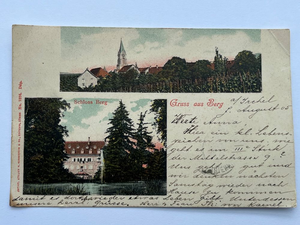 Postkarte "Gruss aus Berg" | Kaufen auf Ricardo