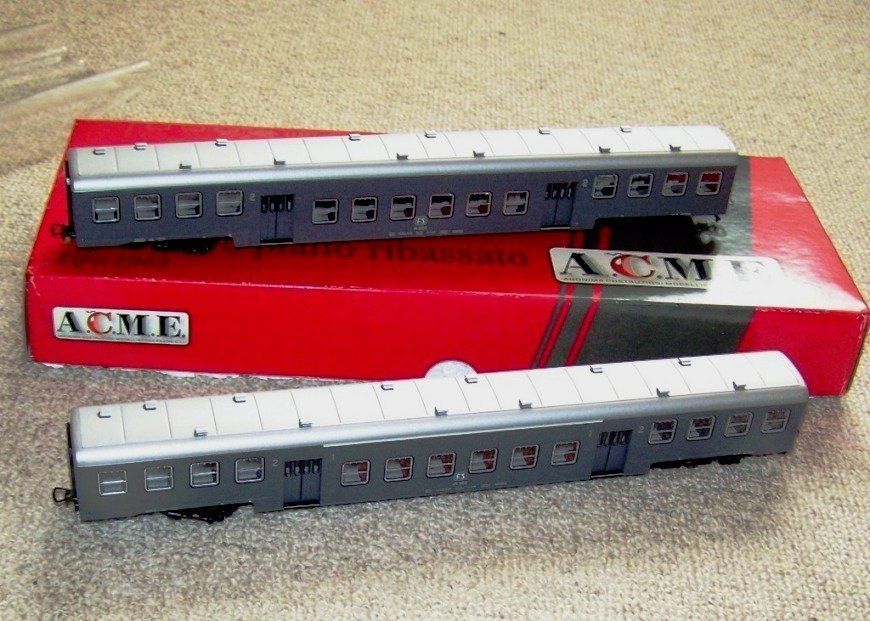ACME H0 50053-1: 2x Piano-Personenwagen nABz + nBz der FS (Neu und ...