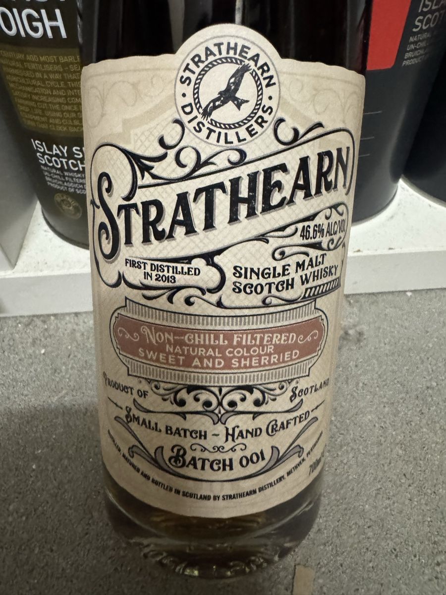 Strathdearn Single Malt Scotch Whisky 46.6%, Batch 001 (Neu und ...