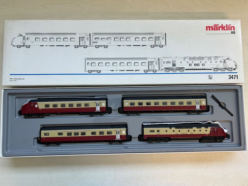 Märklin 3471 Dieseltriebzug TEE Trans Europa Expr. NS RAm H0 (Neu und ...