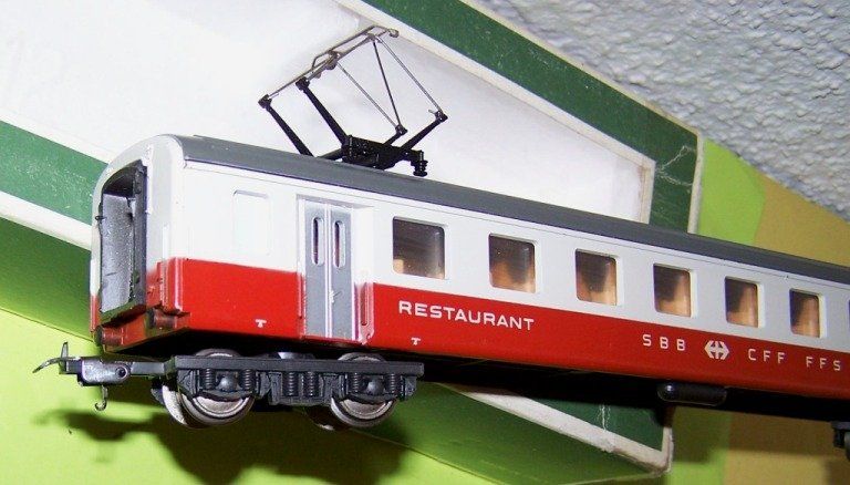 Lima H0 9211: SBB Swiss Express-Restaurant, UIC, Metallrad | Kaufen auf Ricardo