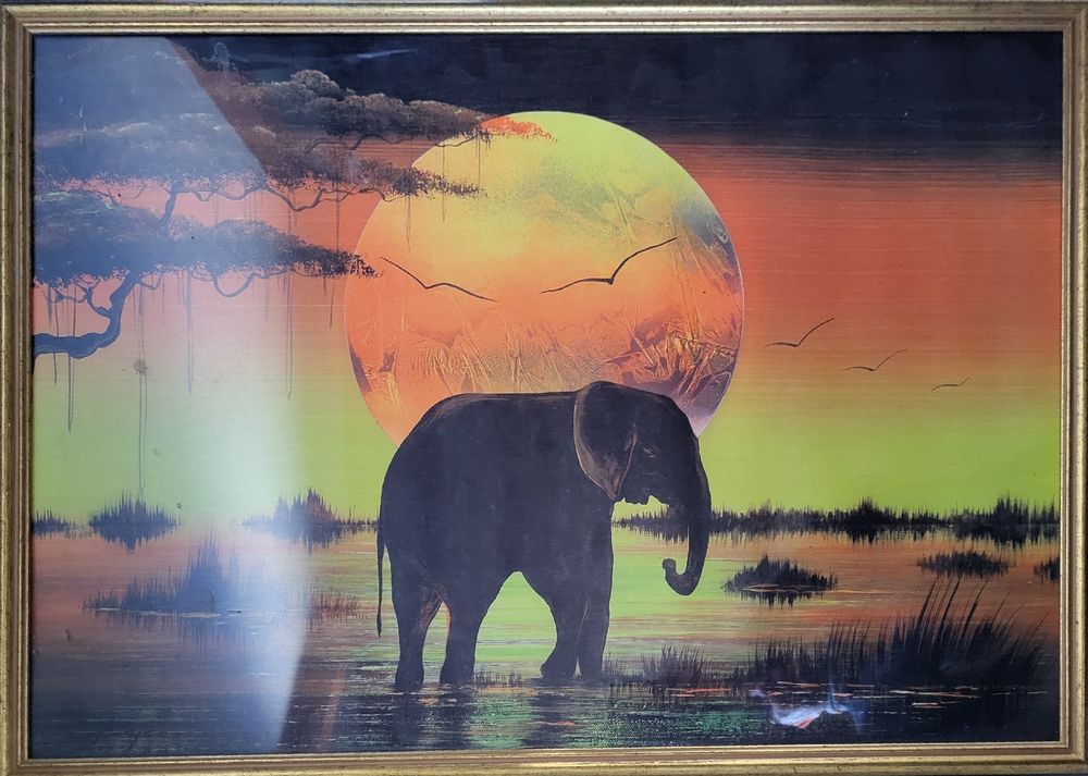 Gemälde Elefant | Kaufen auf Ricardo