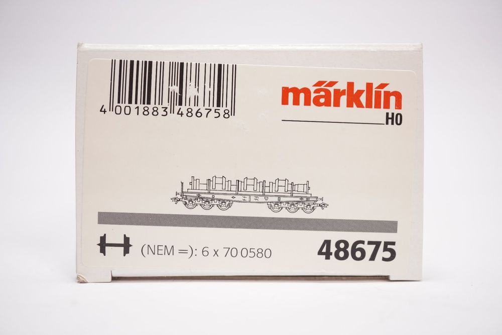4œ Märklin HO 48675 DB Schwerlastwagen mit Kurbelwelle | Kaufen auf Ricardo