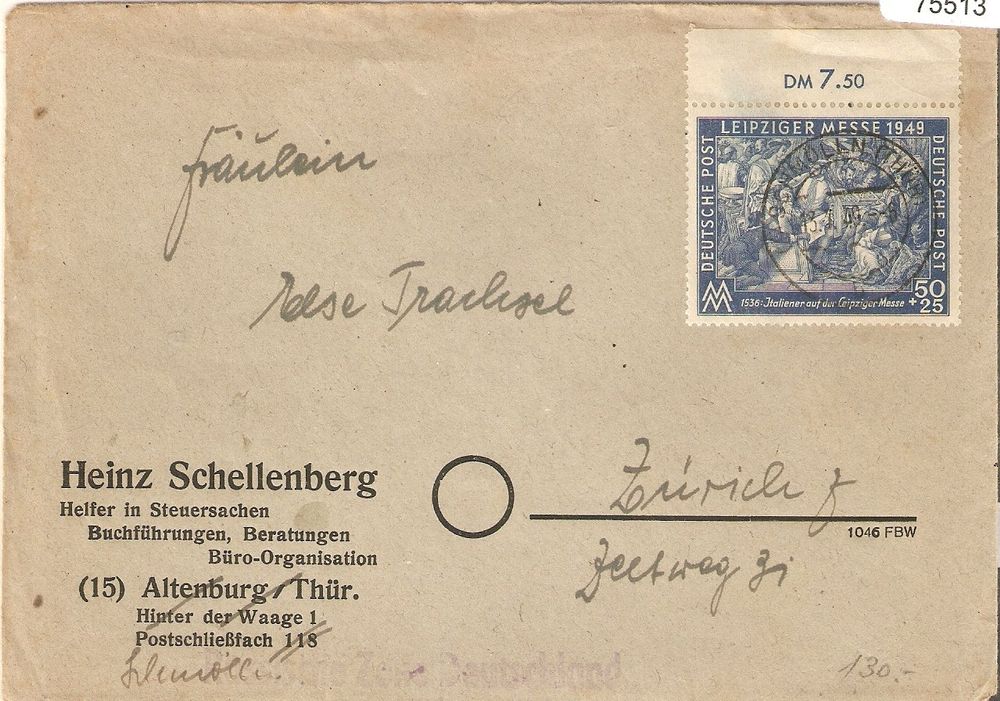 Sowj. Zone 231 Brief Einzelfrankatur (Gebraucht) in Lausanne für CHF 7 ...