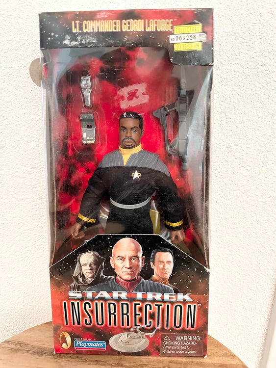 Star Trek Insurrection Lt. Commander Geordi LaForge Neu 90er (Neu und ...
