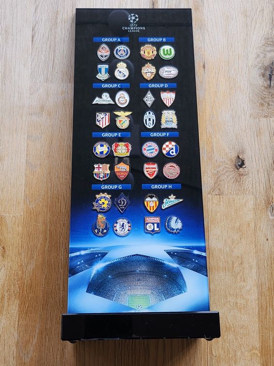 UCL Pin Set Champions League UEFA 32 Pins 2015 / 16 Fussball (Gebraucht ...