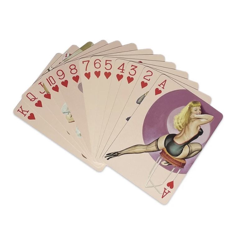 54 cartes - jeu de cartes Poker, Pin-up (Neu und originalverpackt) in ...