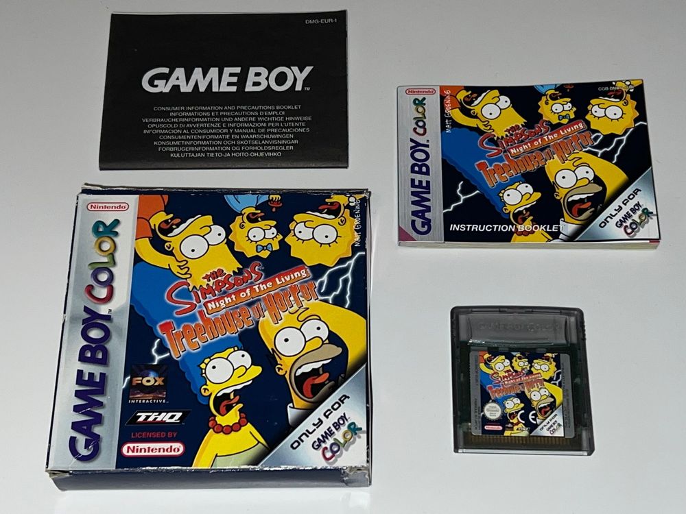 GBC - Simpsons: Night of the Living Treehouse of Horror OVP | Kaufen ...