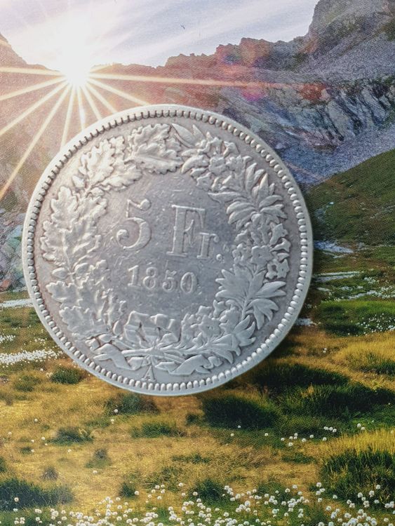 5 Franken 1850 Super ++++ Top Rare 250 000 (Gebraucht) in luzern für CHF 275 – mit Lieferung auf ...