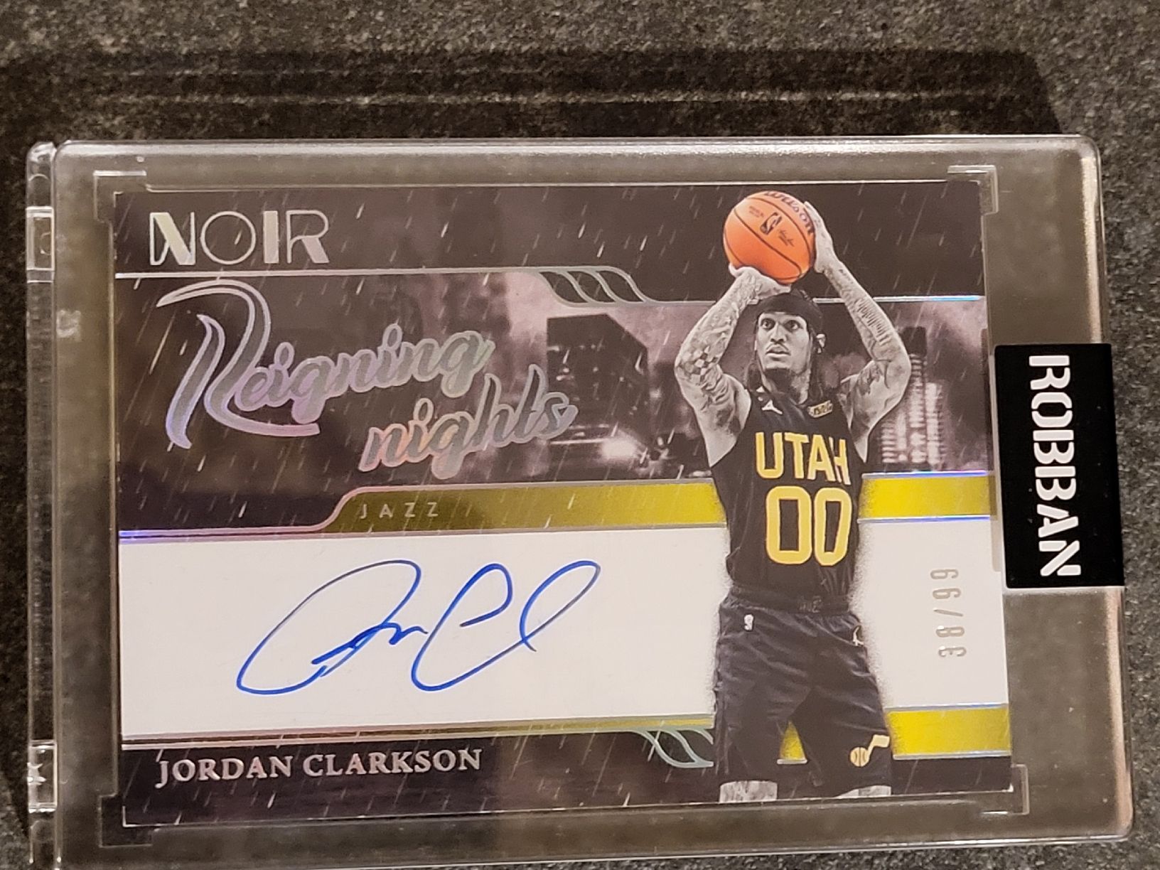 Jordan Clarkson Auto Noir Reigning Nights Jazz 38/99! (Gebraucht) in ...