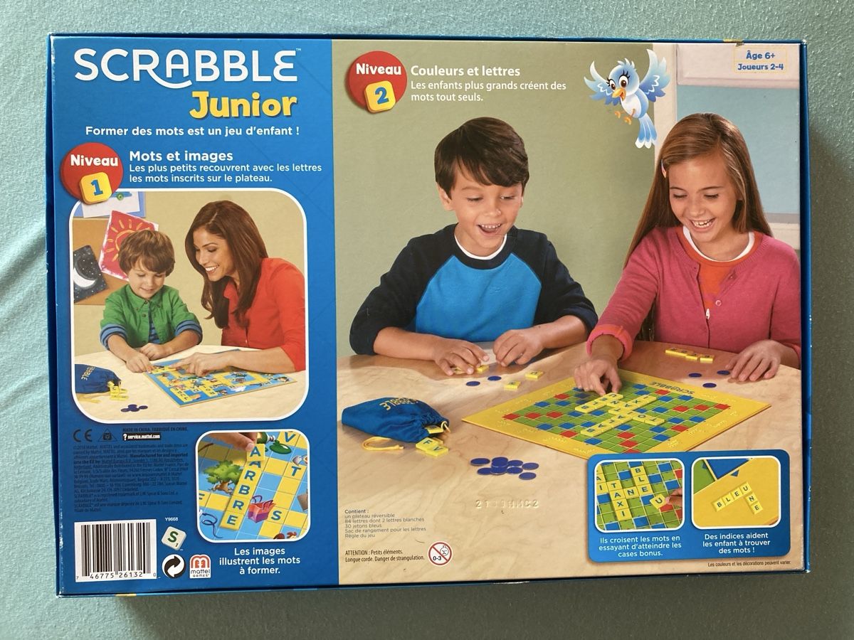 Scrabble Junior - MATTEL- comme neuf (Neuf (Voir description)) à ...