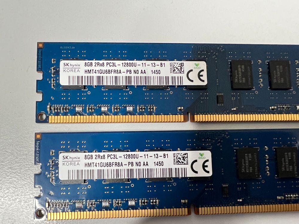 Hynix HMT41GU6BFR8A-PB 8GB PC3L-12800U-11-13-B1 2Rx8 1600MHz (Gebraucht) in Root für CHF 19 ...