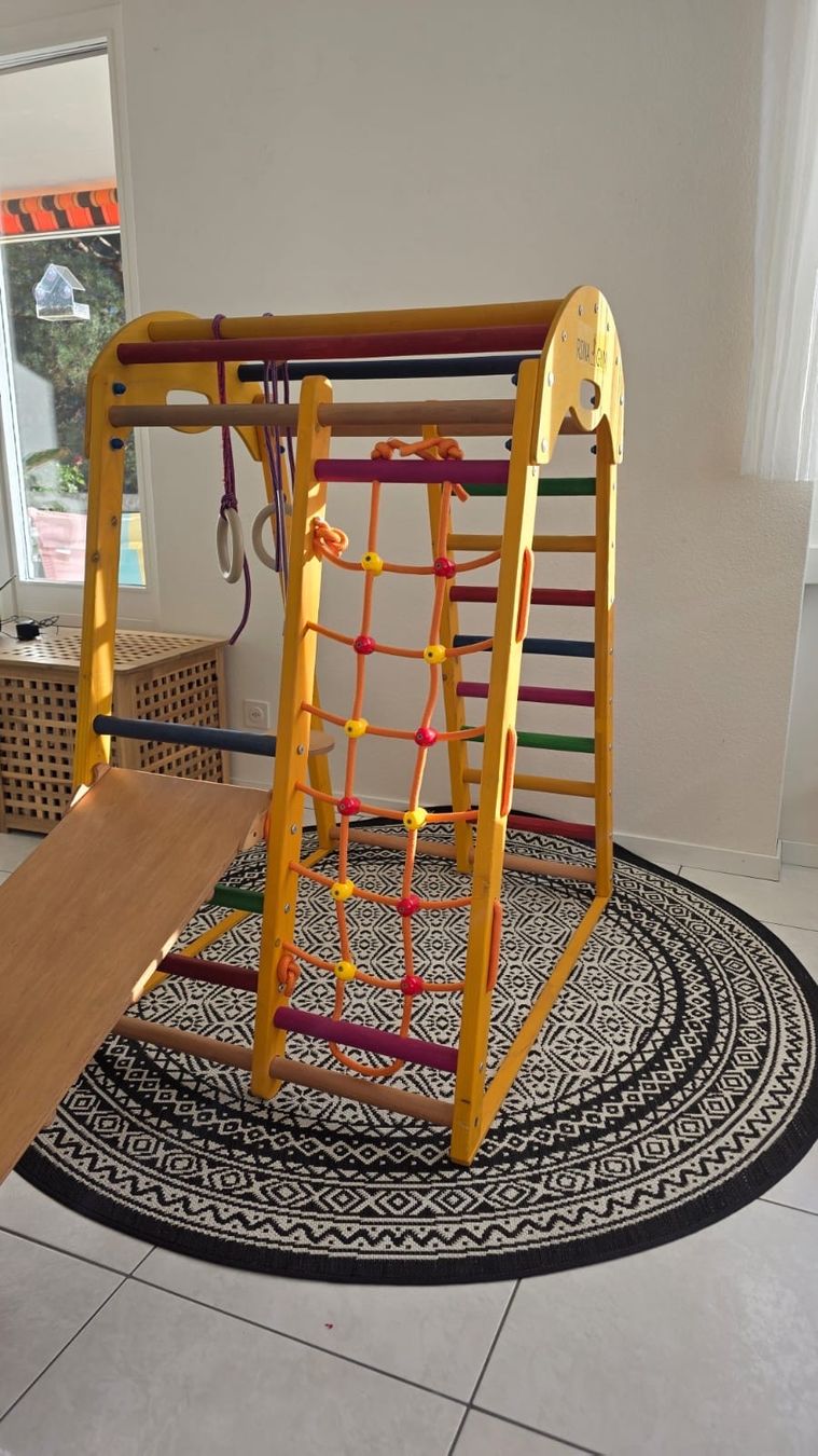 Rina Gym Klettergerüst, Rutsche, Turnringe - Top Zustand! (Gebraucht ...