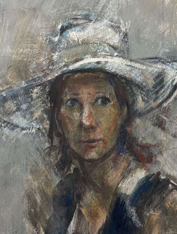 Dame mit Hut Gemälde unleserlich Signiert (Gebraucht) in Root für CHF 60 – mit Lieferung auf ...