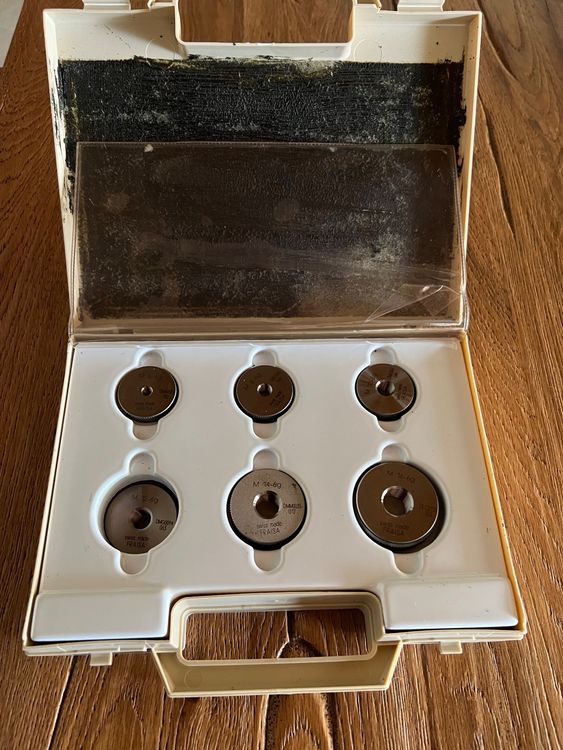 Neuwertiges Prazisions-Gewindelehren-Set, FRAISA Swiss Made (Neu (gemäss Beschreibung)) in ...