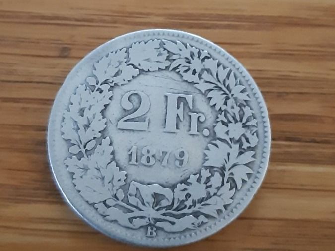 Silbermünze 2Fr 1879 | Kaufen auf Ricardo
