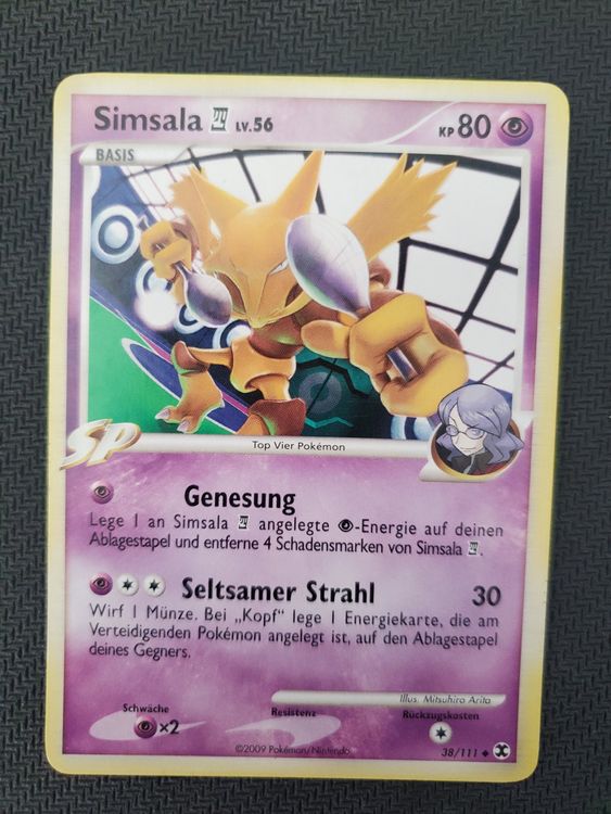 Simsala Pokemon Karte | Kaufen auf Ricardo