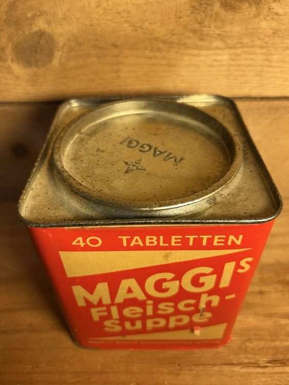 Vintage Maggi Fleischsuppe Dose, 40 Tabletten, Rarität (Gebraucht) in ...