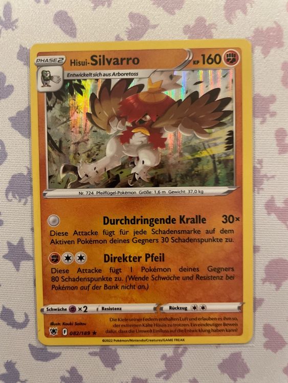 Hisui Silvarro 082/189 Holo -Pokemon Astralglanz DE (Neu (gemäss ...