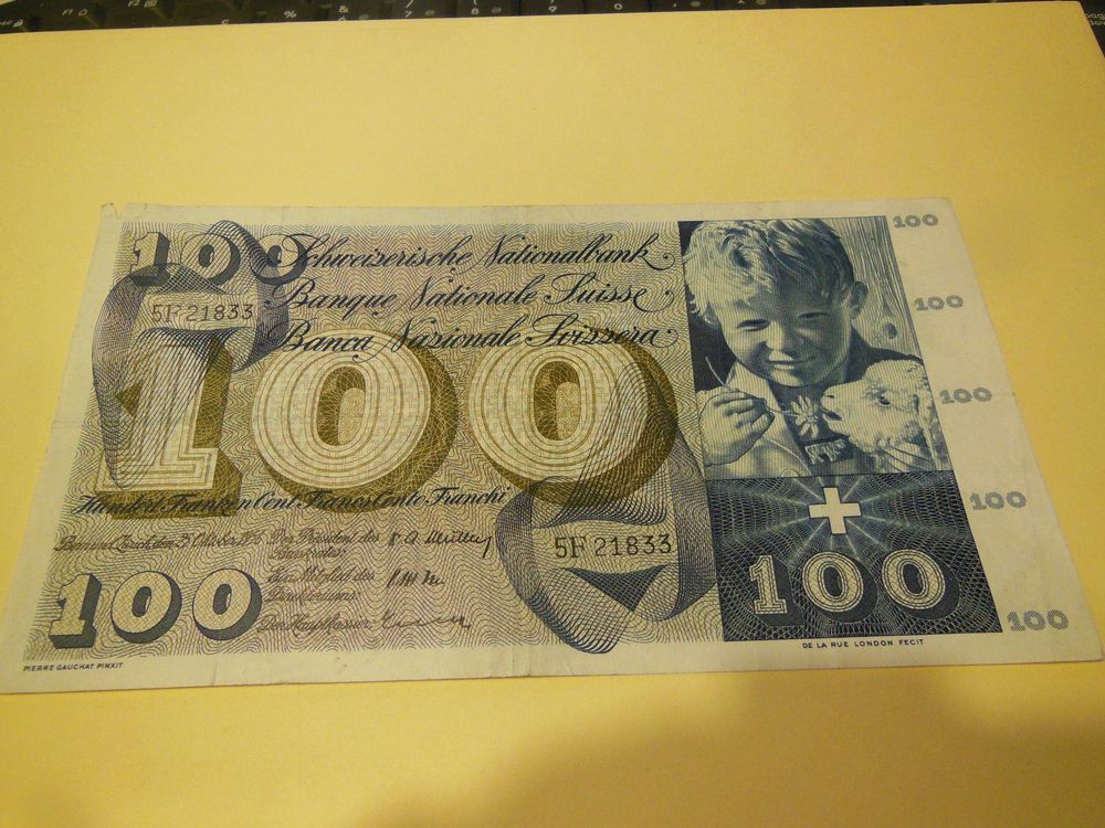 alte 100er Note 1956 | Kaufen auf Ricardo