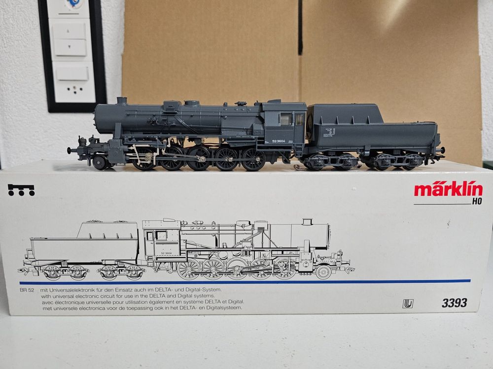 Märklin 3393 lok Br 52 3604 DRG Digital MFX (Gebraucht) in bassecourt ...