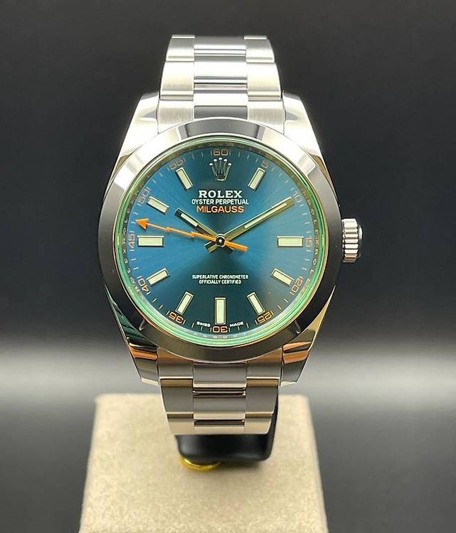 Rolex Milgauss Ref. 116400GV Z-Blue NEW 2023 (Neu und originalverpackt ...