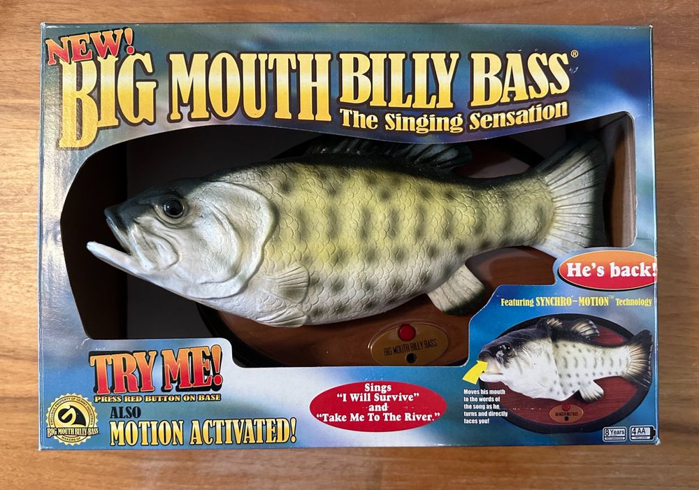 Big Mouth Billy Bass Fisch / Dekoration / Bar & Pub Style (Neu und ...