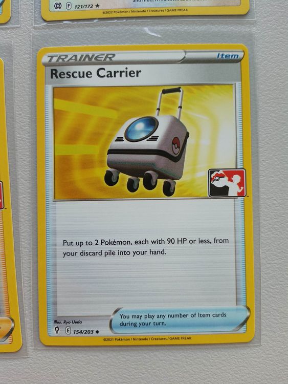 Rescue Carrier - Pokemon TCG Prize Pack Stamp Stempel (Gebraucht) in ...