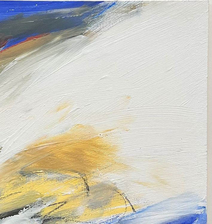 Anna Friedlos (1947) Abstrakte Mischtechnik Gemälde Handsig. (Gebraucht) in Hochdorf für CHF 5 ...