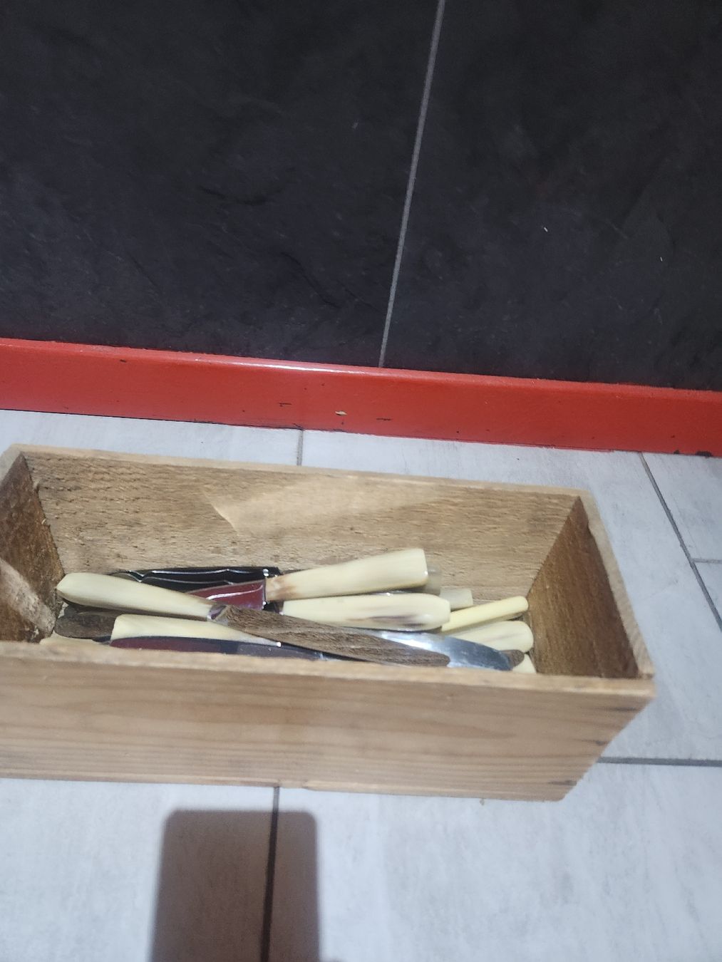 Vintage knives with bone handles. Set of 25 ? pieces (Gebraucht) in ...