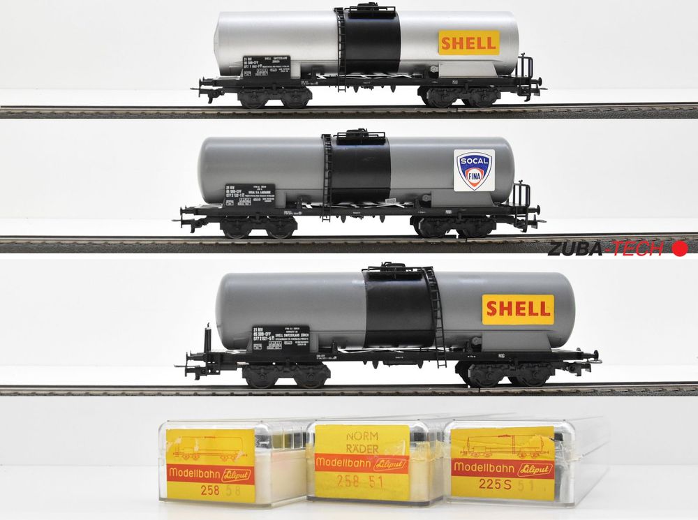 3x Liliput Kesselwagen der SBB H0 GS mit OVP | Kaufen auf Ricardo