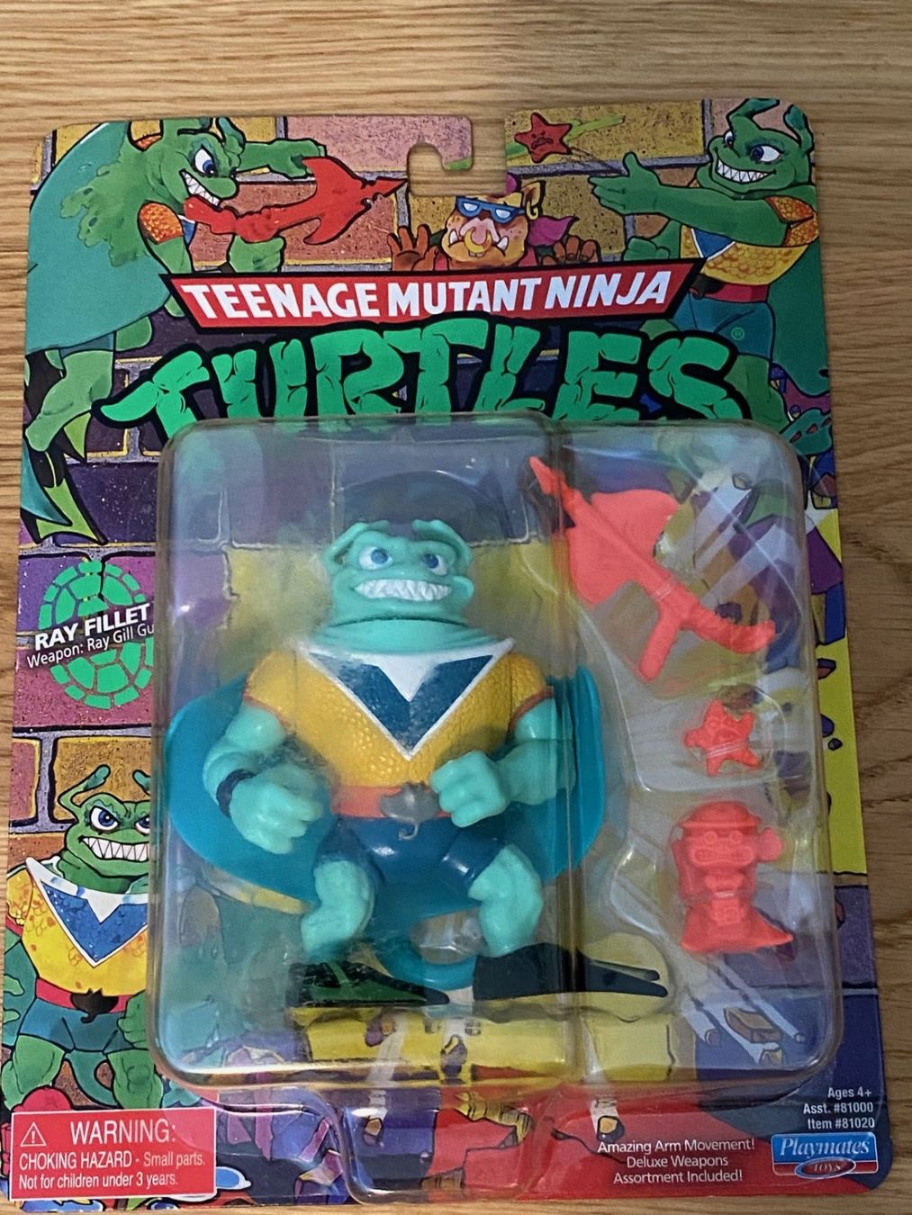 Playmates Teenage Mutant Ninja Turtles Classic Ray Fillet (Neu und ...