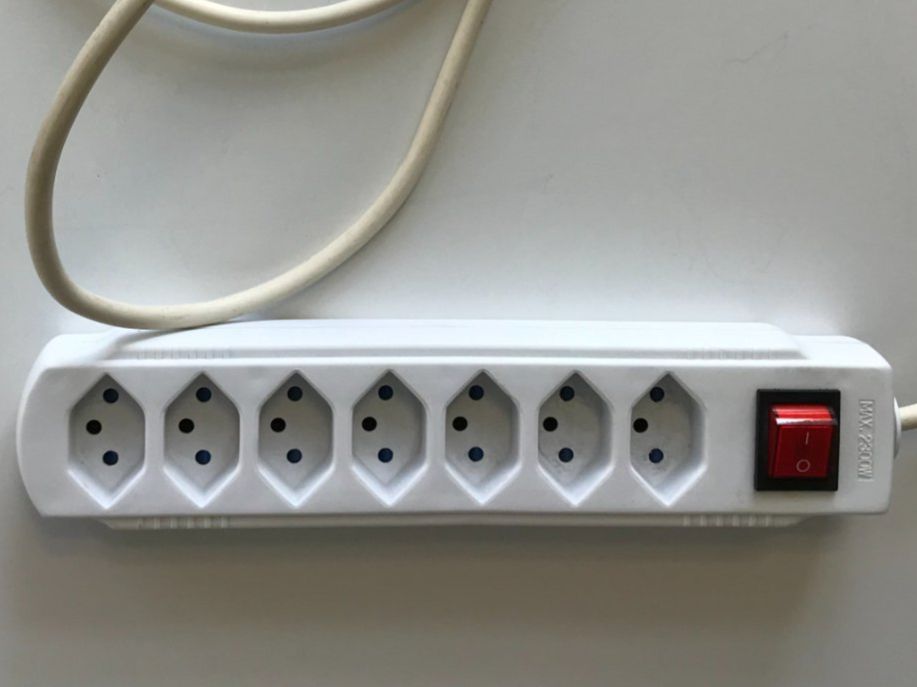 Stromkabel Multi-Steckdose / Mehrfachsteckdose mit 7 Stecker (Gebraucht ...