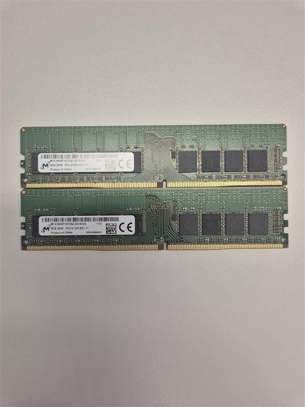RAM DDR4 16GB (2x8GB) 2133 MHz (Micron) (Gebraucht) in Berneck für CHF ...