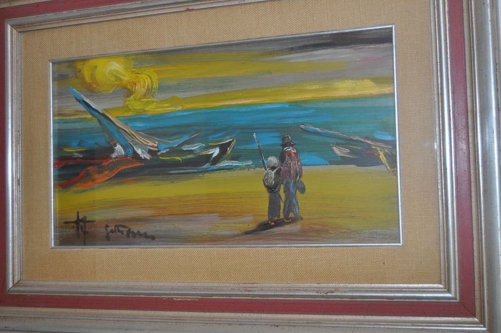 Bord de mer - signé Gatto Nero – 1979 (Gebraucht) in Conthey für CHF 100 – nur Abholung auf ...