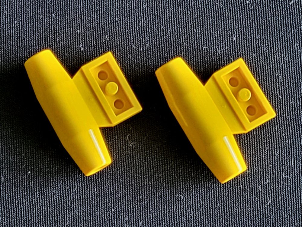 2x Lego Turbinen/Motoren 1x2 mit Achshalter #3475b / #917809 (Gebraucht ...