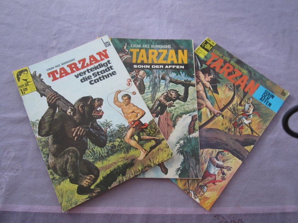 3 X TARZAN-COMIC BSV(AUS DEN 70ER JAHREN) | Kaufen auf Ricardo