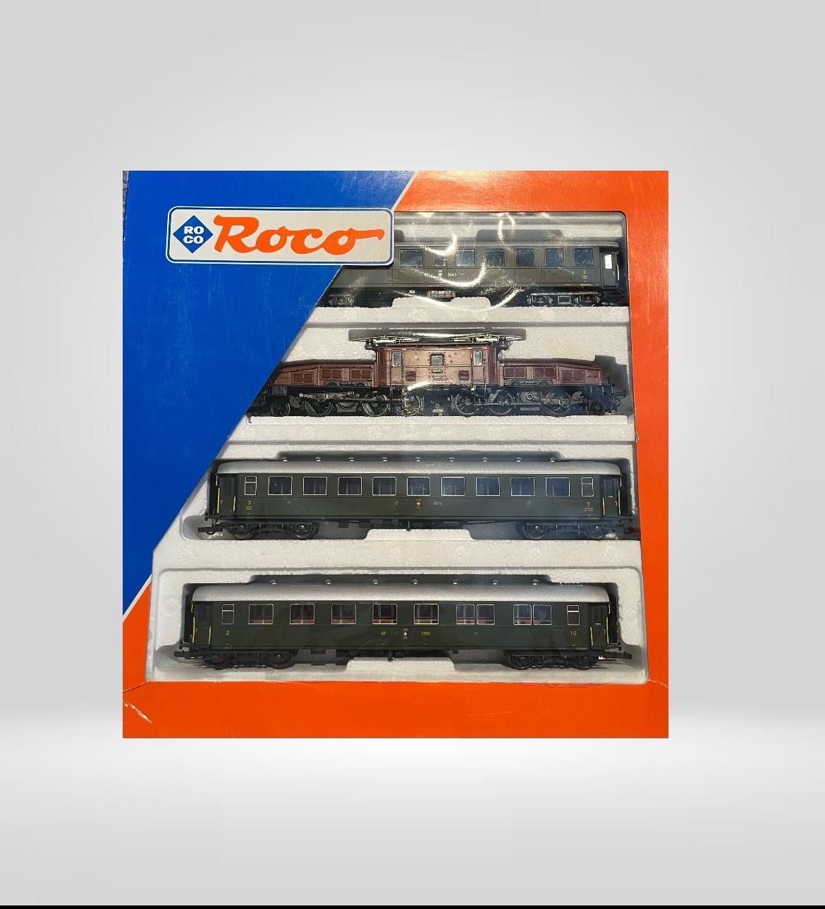 Coffret roco ho avec CE 6/8 (crocodile)et 3 voitures (D'occasion) à ...