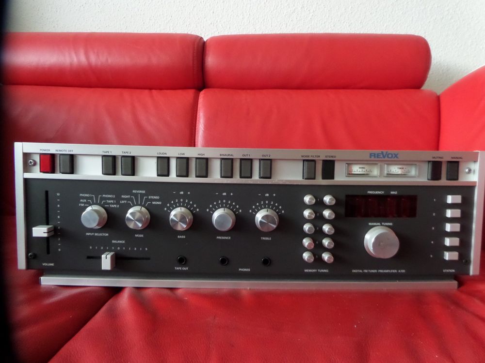 Revox A720 Vor-Verstärker/Tuner Receiver Revidiert! (Gebraucht) in ...