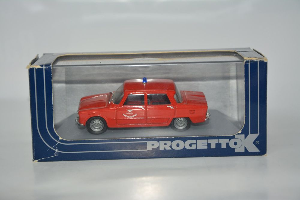 Alfa Romeo Giulia , Vigili del Fuoco 1962 , ProgettoK , 1:43 (Neu ...
