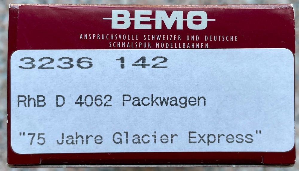 Bemo 75 Jahre Glacier Express Set - OVP | Kaufen auf Ricardo