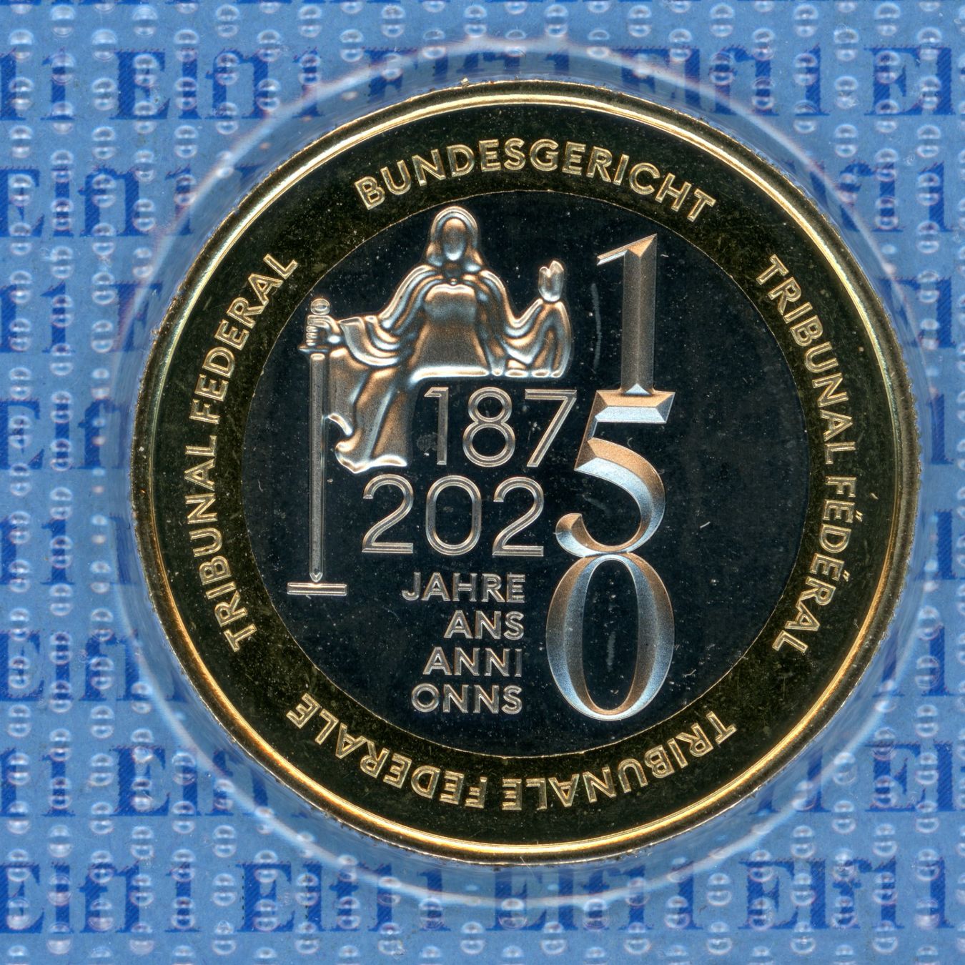 CHF__10.00 2025 150 Jahre Bundesgericht stgl 10 Franken (Neu (gemäss Beschreibung)) in Widnau ...
