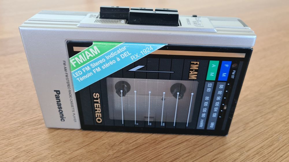 Vintage Panasonic RX-1924 Stereo Walkman von 1986 | Kaufen auf Ricardo