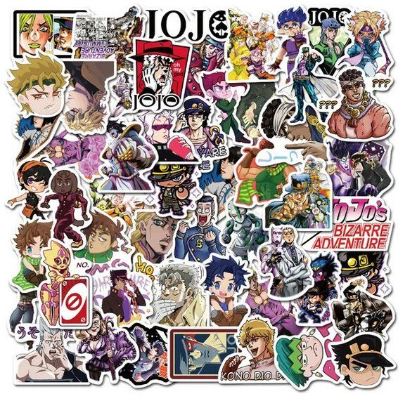 JoJo's Bizarre Adventure 50 Sticker (Neu und originalverpackt) in ...