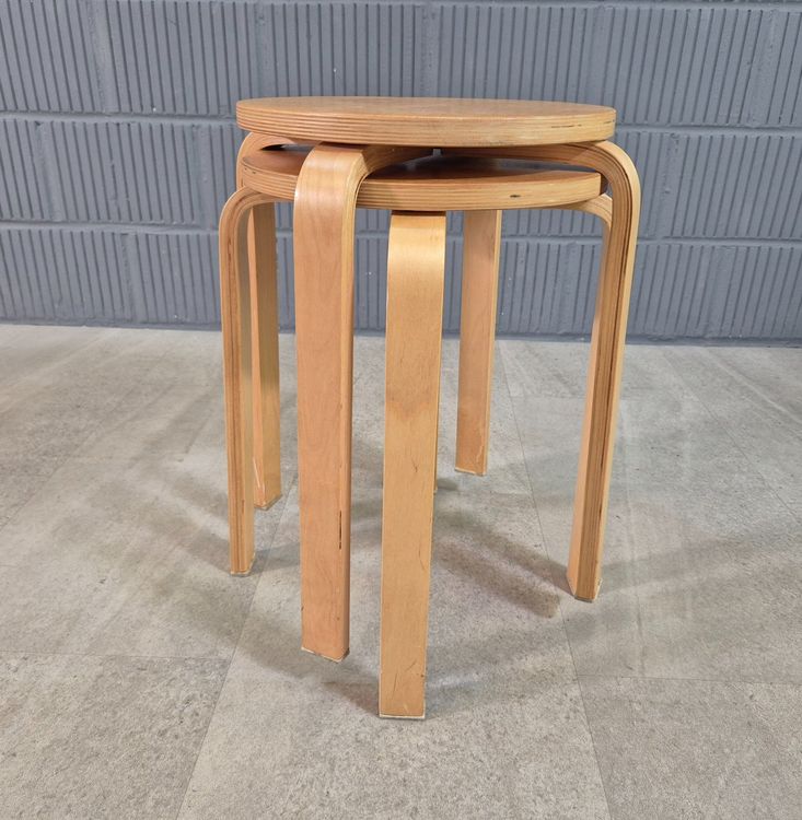 IKEA Frosta Stool Hocker Set,Stapelhocker Design Alvar Aalto (Gebraucht) in Nottwil für CHF 80 ...