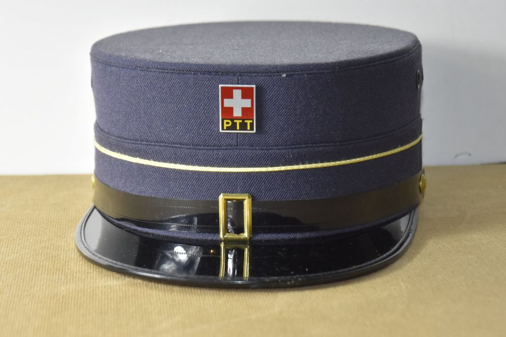 ORIGINAL PTT MÜTZE HUT ANTIK SCHWEIZER POST GUTER ZUSTAND (Gebraucht ...